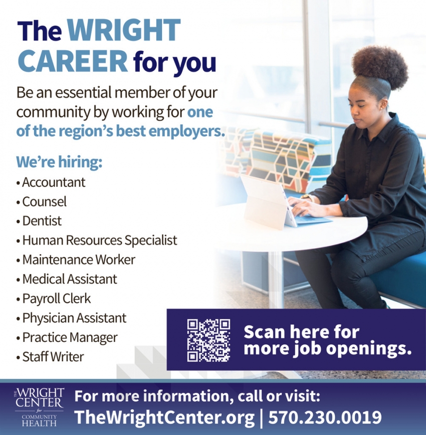 The Wright Career For You, The Wright Center, Scranton, PA