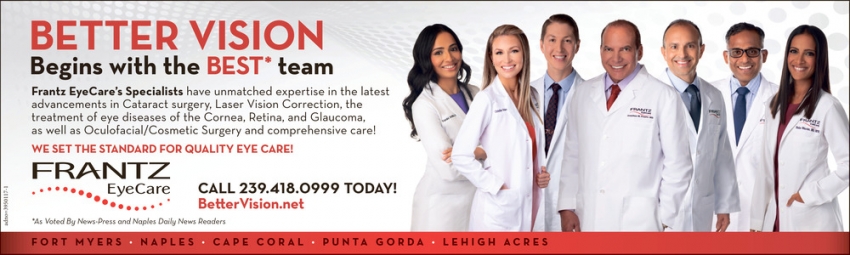 Better Vision, Frantz EyeCare, Fort Myers, FL
