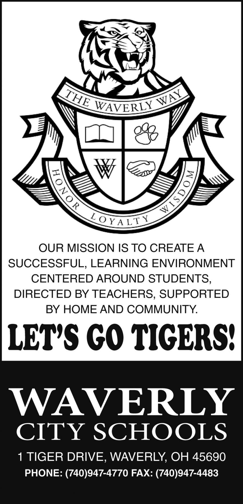 Let s Go Tigers Waverly City Schools Waverly OH Let s Go Tigers Waverly City Schools Waverly OH