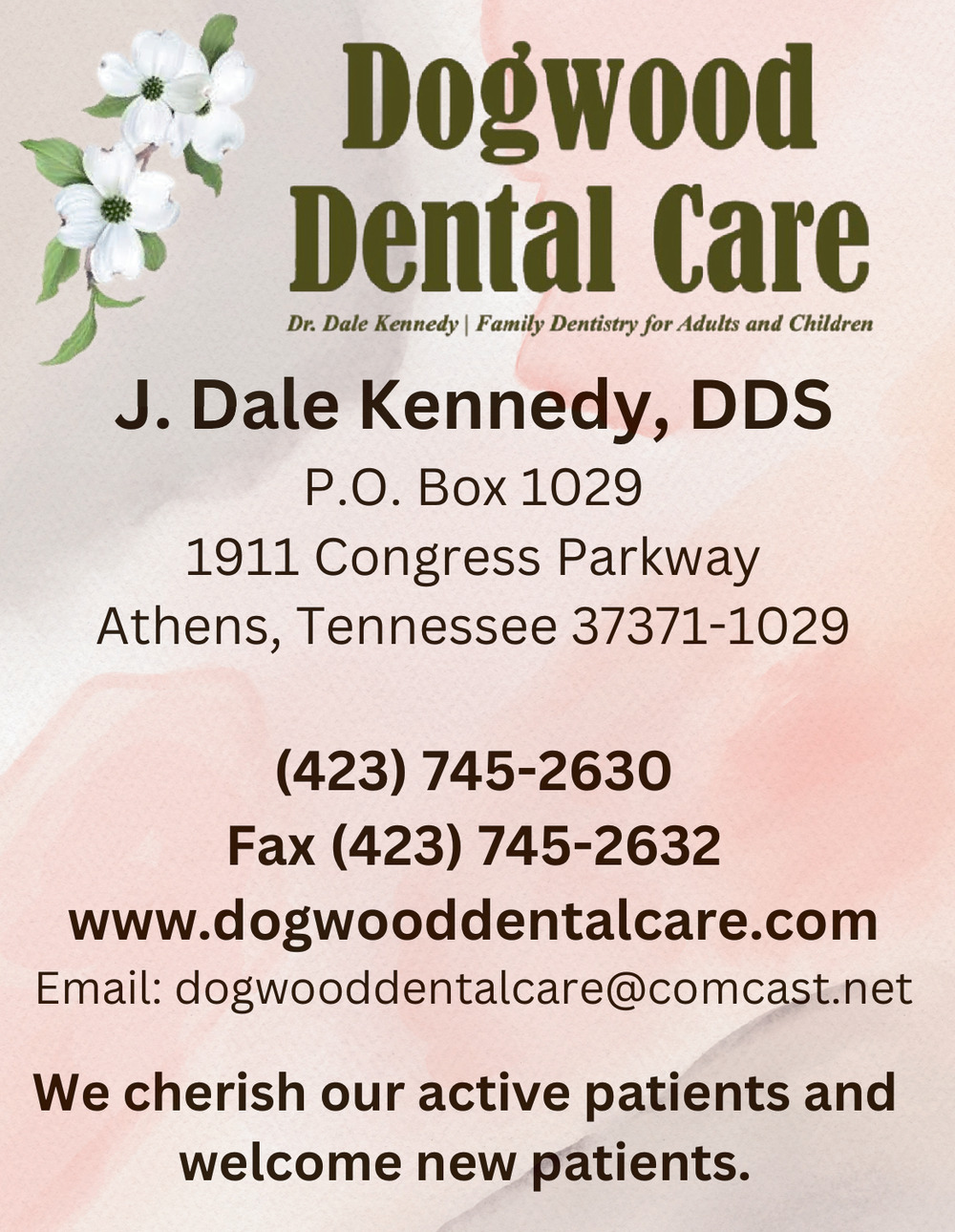 Dental Care, Dogwood Dental Care, Athens, TN