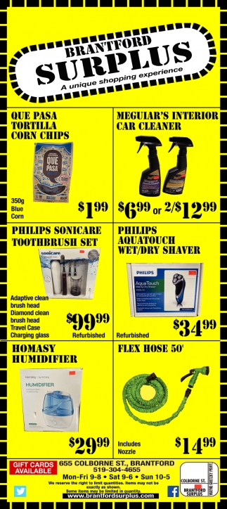 A Unique Shopping Experience, Brantford Surplus, Brantford, ON