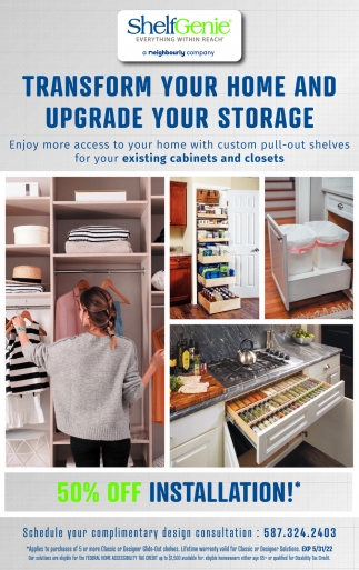Transform Your Home and Upgrade Your Storage, ShelfGenie
