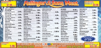 New Years Sausage, Fellinger & Sons Meats, Regina, SK