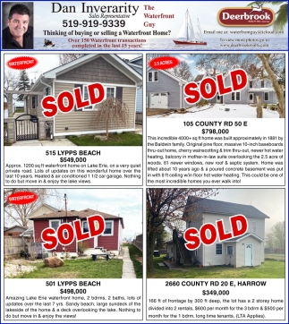 Sold, Dan Inverarity - Deerbrook Real Estate Inc